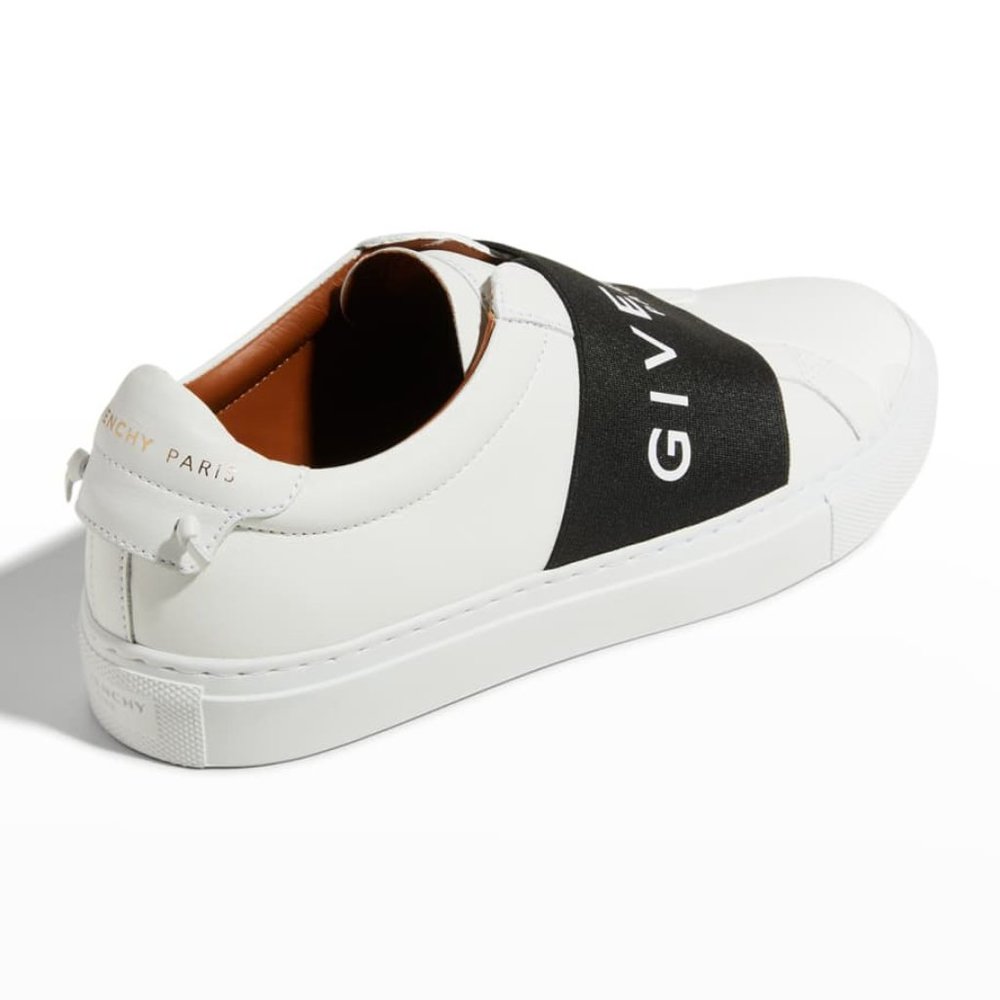Black And White Givenchy Urban Street Logo Sneakers - Gem